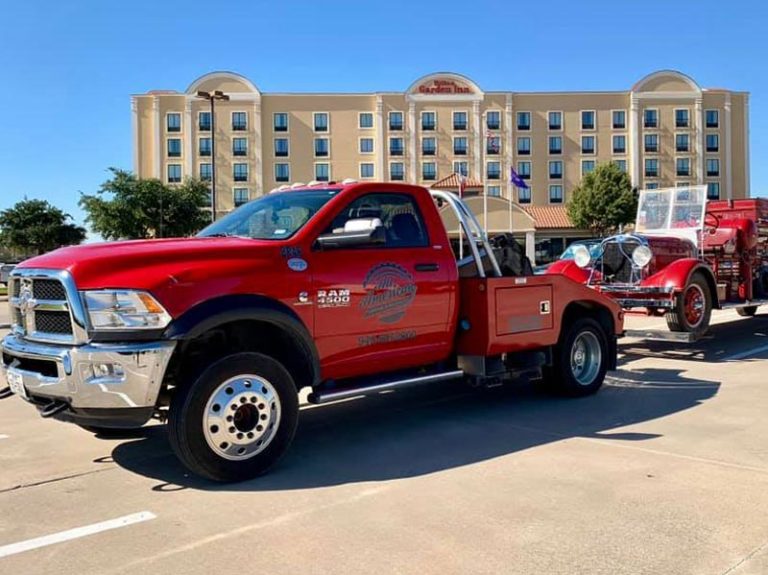 Towing-Service-All-American-Towing-Red-Tow-truck - All American Towing