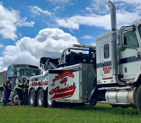 Semi Truck Towing - All American Towing Heavy Duty Towing